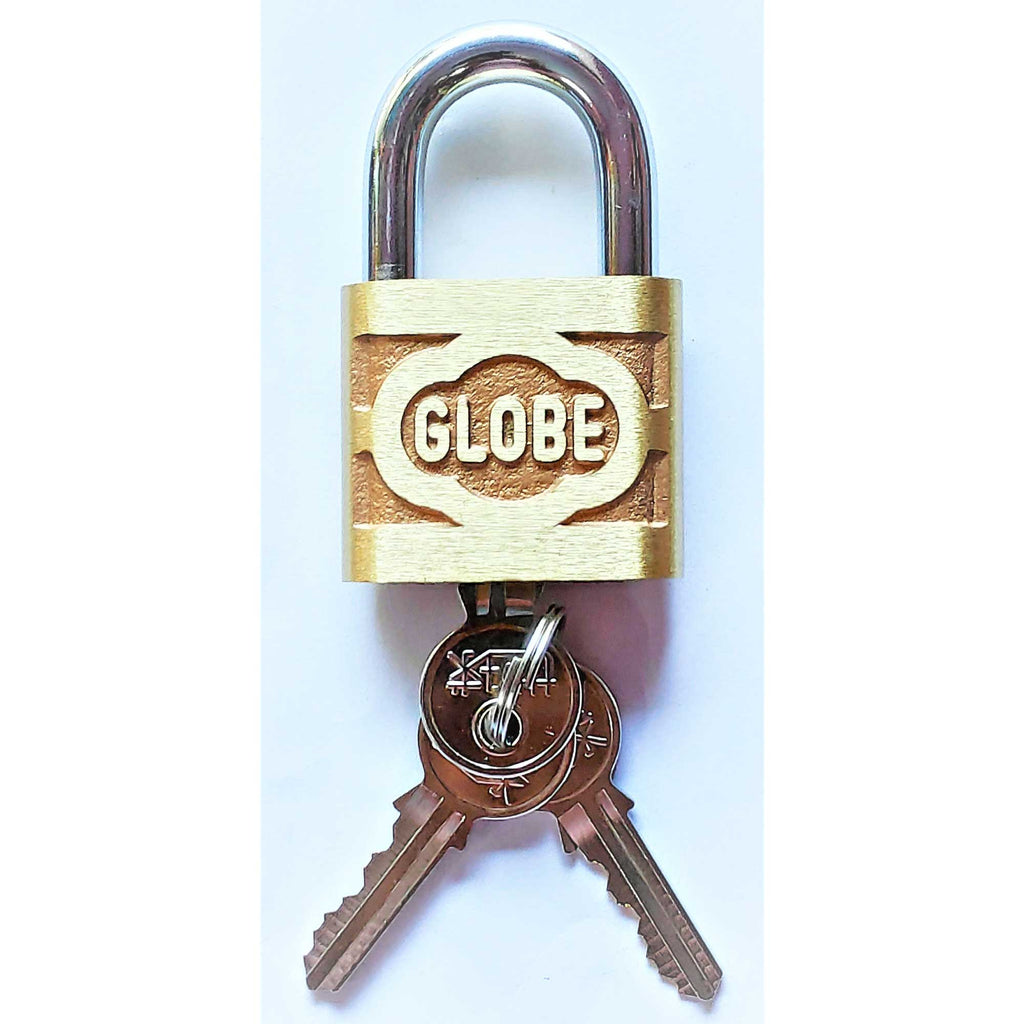 Globe Lock Hardened Brass Padlock with 3 keys Buy online – Hadeed Tools ...