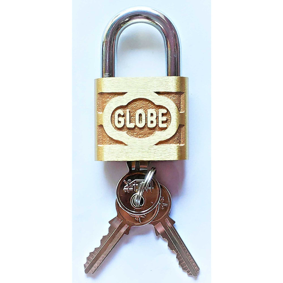 Globe Lock Hardened Brass Padlock with 3 keys Buy online – Hadeed Tools ...